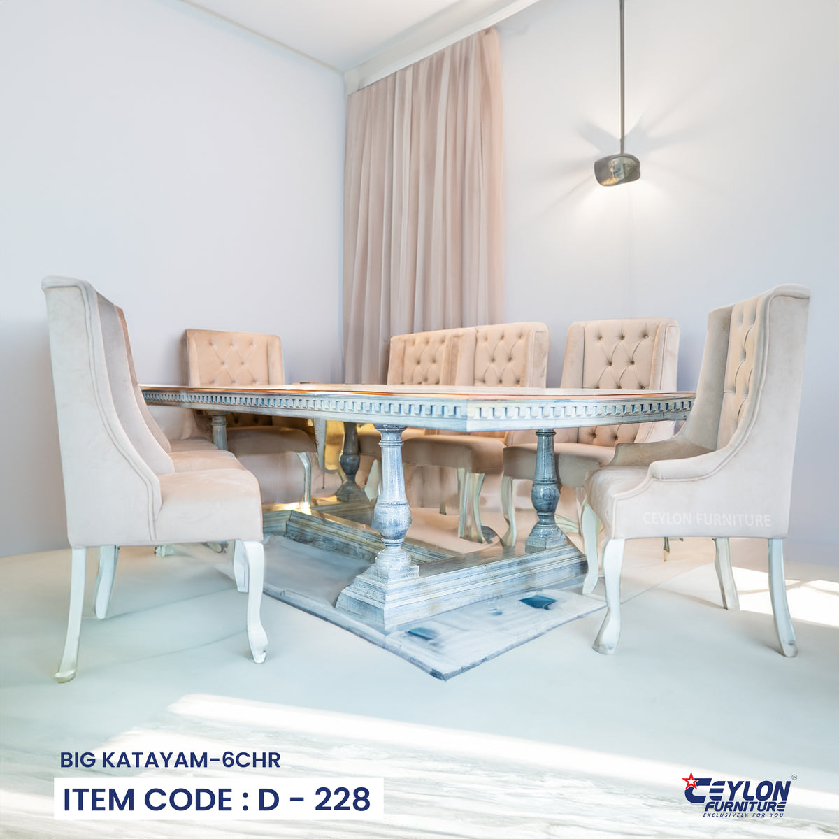 BIG KATAYAM-6CHR – Ceylon Furniture