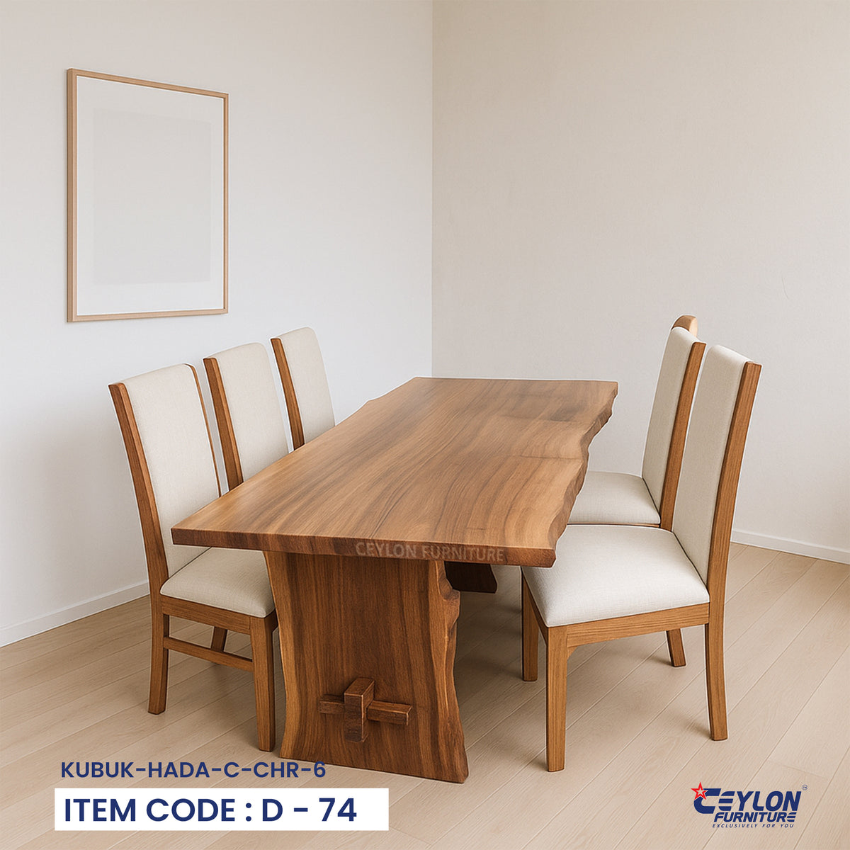 KUBUK-HADA-C-CHR-6 – Ceylon Furniture