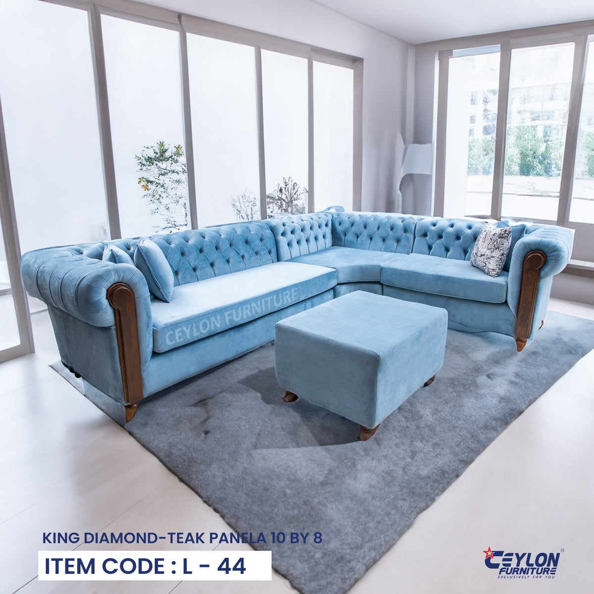 King Diamond Teak Panela – Ceylon Furniture