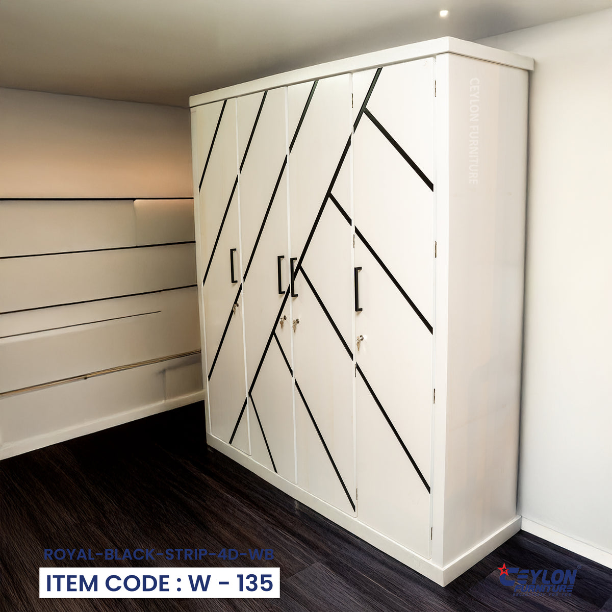 ROYAL-BLACK-STRIP-4D-WB – Ceylon Furniture