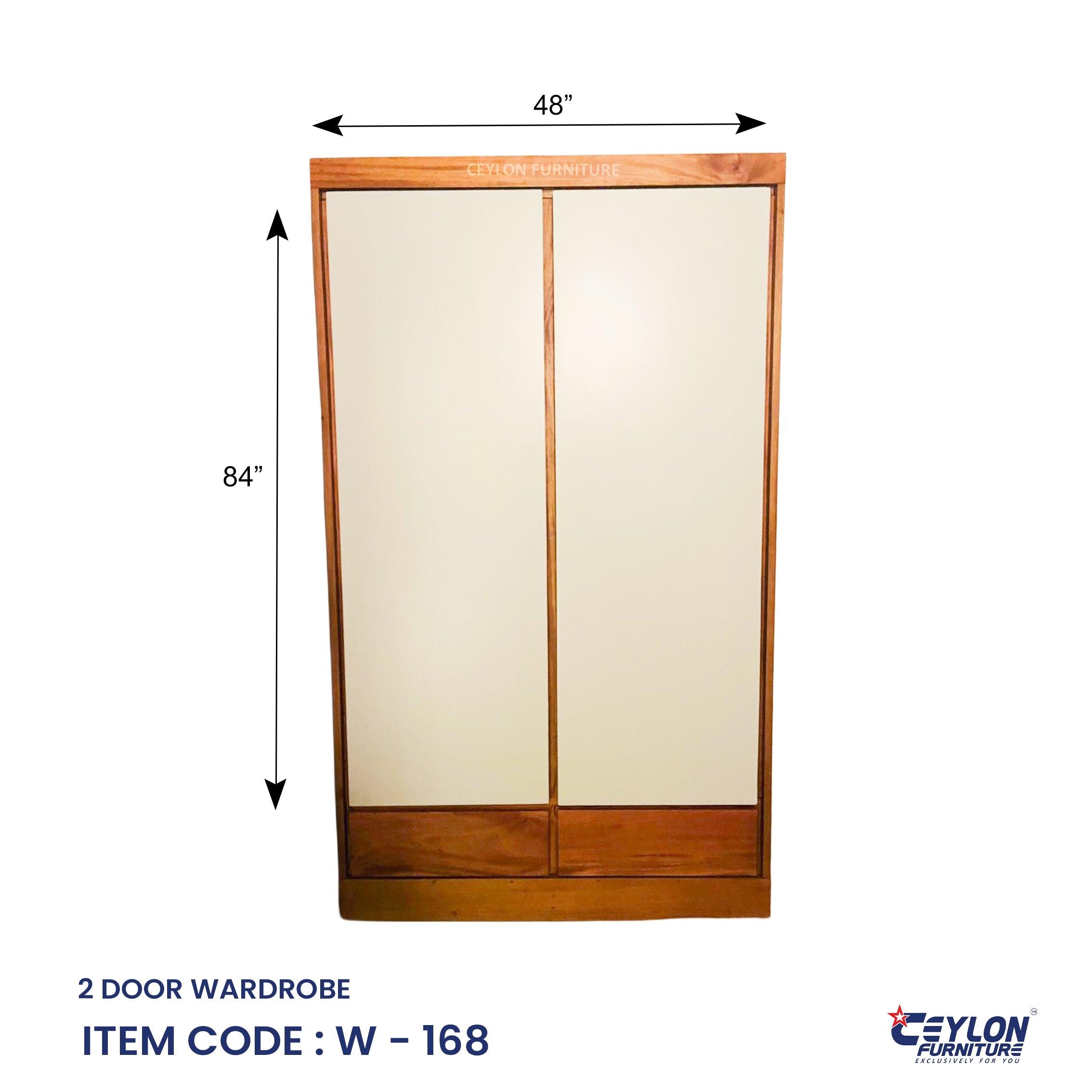 Buy Teak Wood Wardrobes in Sri Lanka | Ceylon Furniture – Ceylon Furniture
