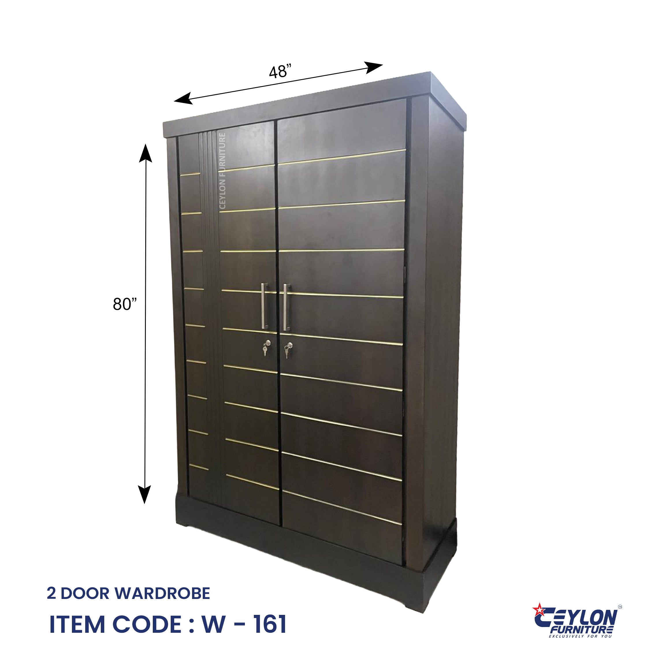 Buy Teak Wood Wardrobes in Sri Lanka | Ceylon Furniture – Ceylon Furniture